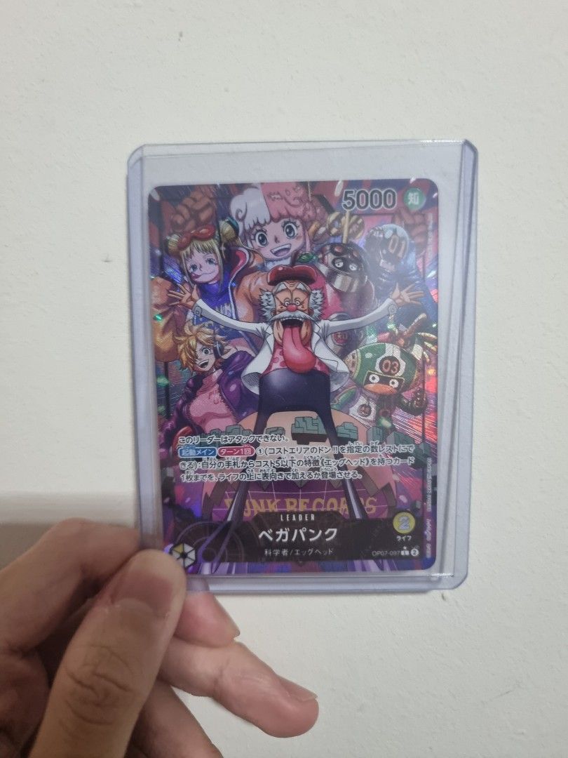 One Piece Card Game OP07 Vegapunk Leader AA, Hobbies & Toys, Toys ...