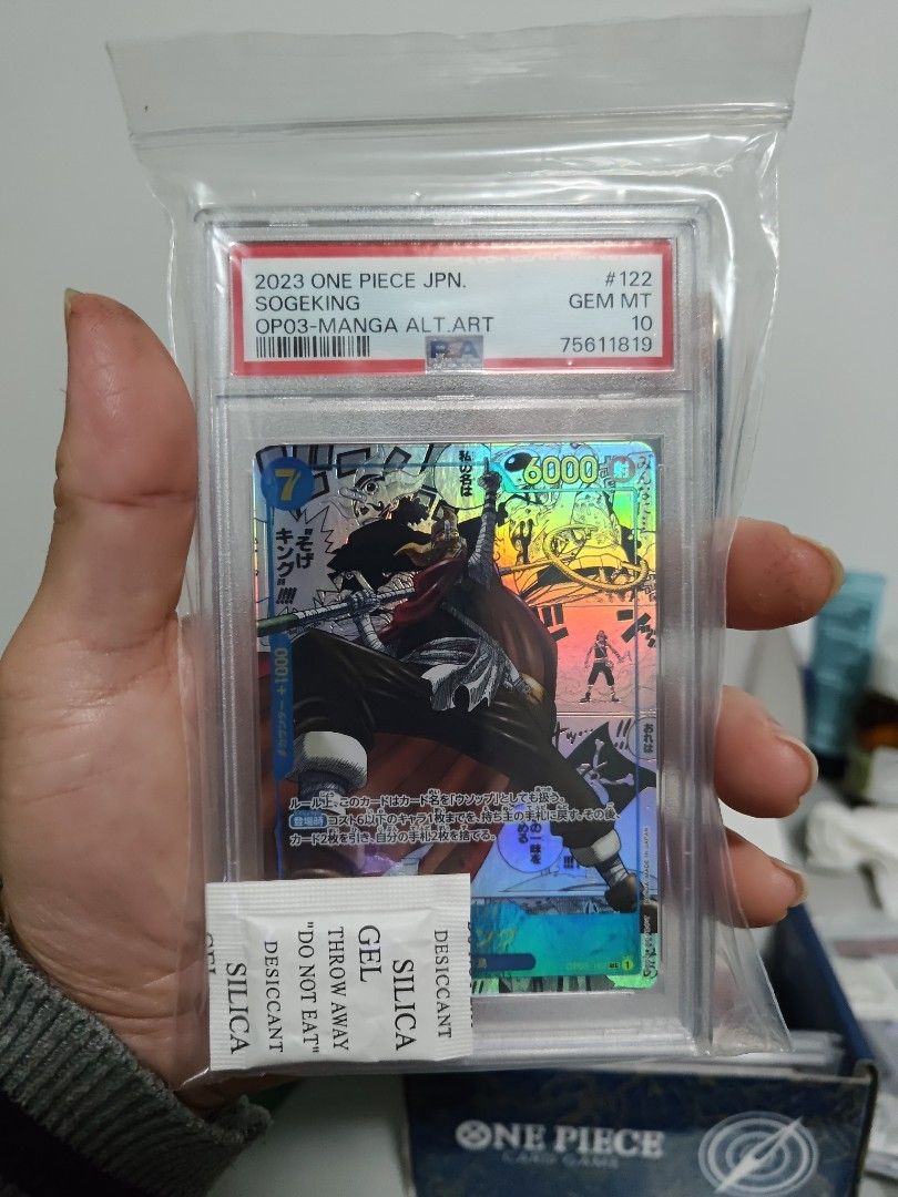 One Piece Card Japanese PSA10 OP03 Sogeking Manga Art, Hobbies & Toys ...