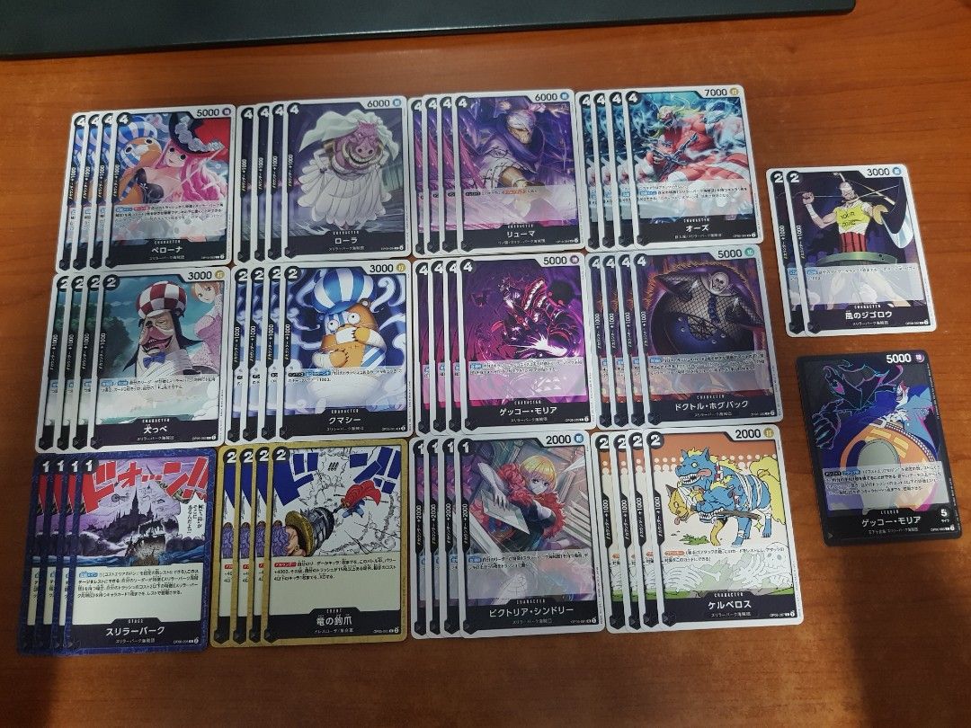 One Piece TCG - Gecko Moria Deck Package, Hobbies & Toys, Toys & Games ...