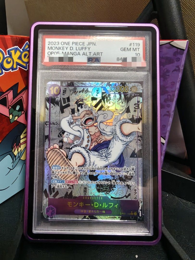 One Piece Op05 Luffy manga psa 10, Hobbies & Toys, Toys & Games on ...