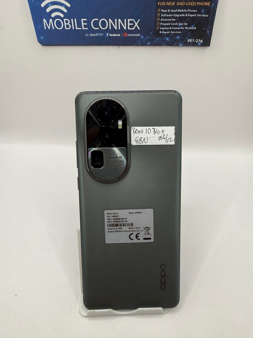 Oppo Reno 10 Pro Plus 5G Silvery Gray 256GB, Mobile Phones & Gadgets ...
