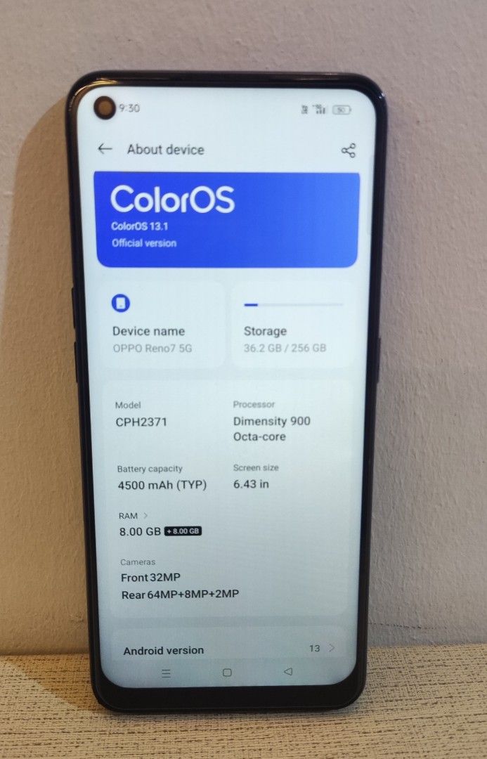 Oppo Reno 7 5G. 8+8gb.ram/256gb.rom, Mobile Phones & Gadgets, Mobile ...