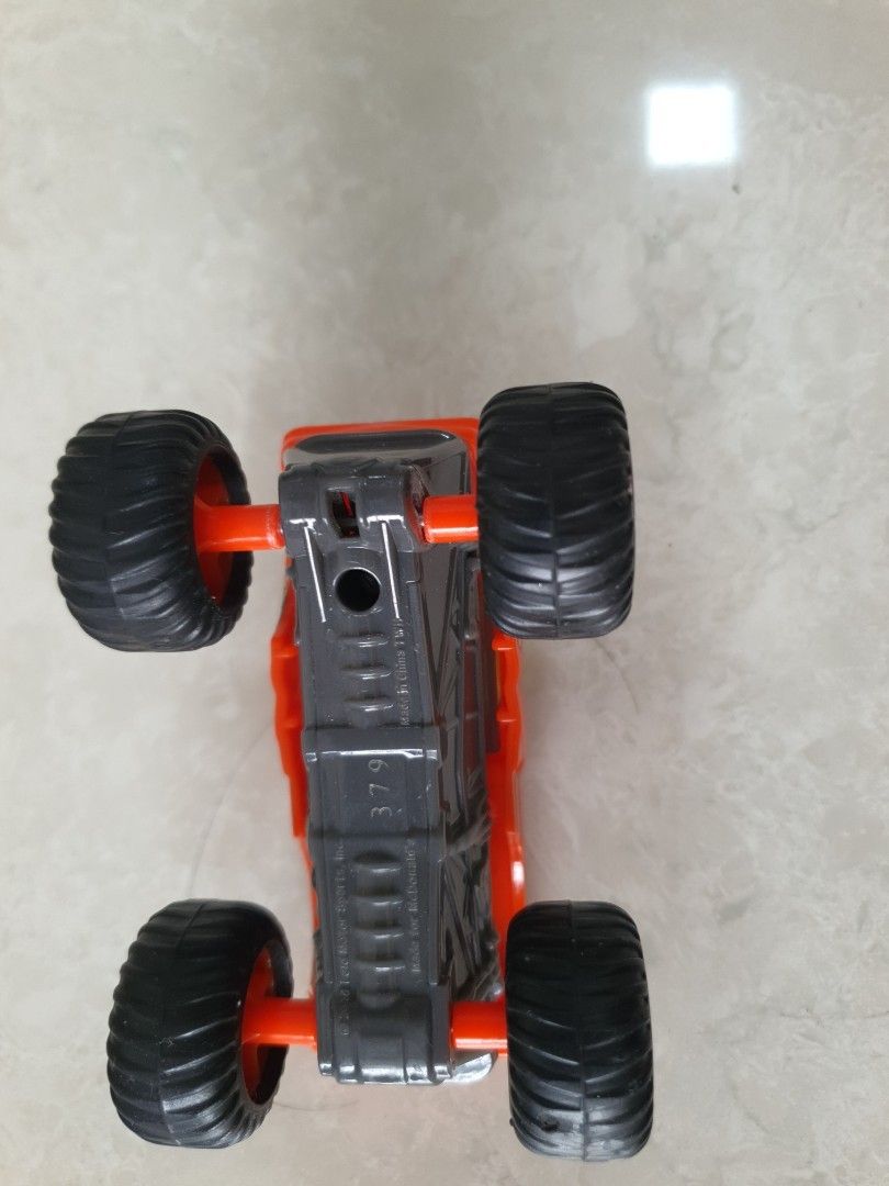 Orange and Yellow Toy Truck, Hobbies & Toys, Toys & Games on Carousell