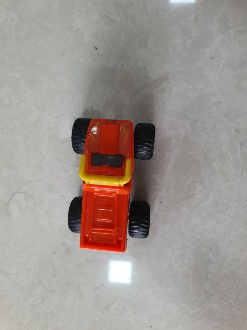 Orange and Yellow Toy Truck, Hobbies & Toys, Toys & Games on Carousell