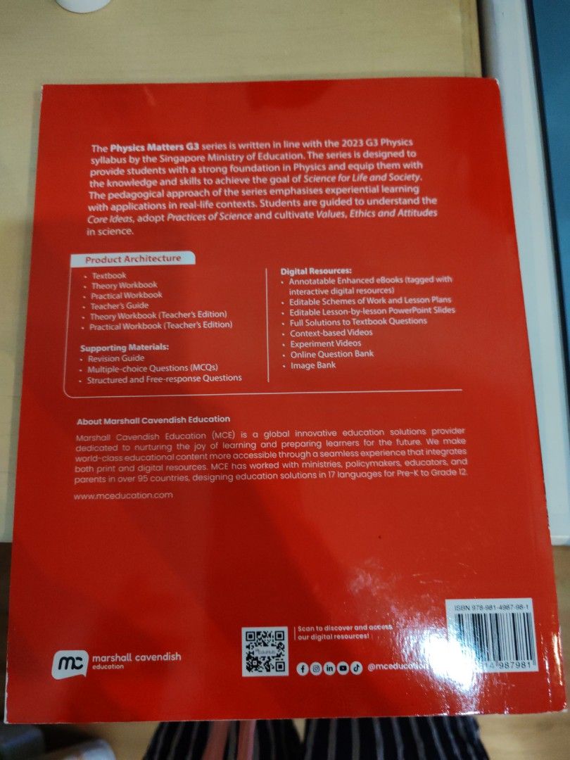 Physics Matters G3 Theory Workbook 5th Edition, Hobbies & Toys, Books ...