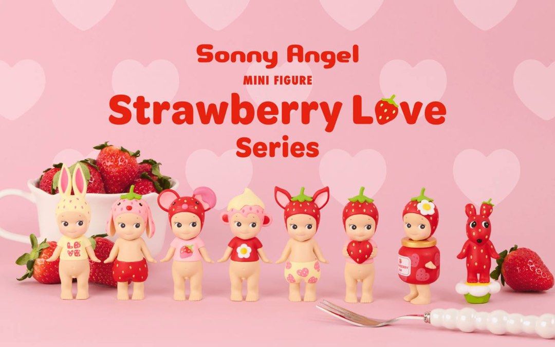 [PO] Sonny Angel Strawberry Love Series, Hobbies & Toys, Toys & Games ...