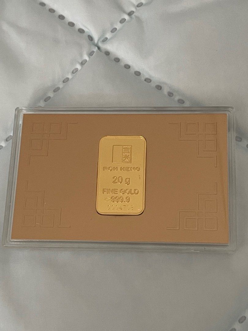 Pohheng 20g Fine Gold Bar, Hobbies & Toys, Memorabilia & Collectibles ...