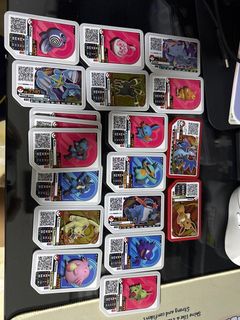 Pokemon Mezastar Arcade Game Card Tags - Assorted random 12 pieces ...