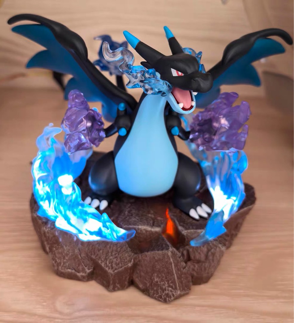 Pokemon Authentic Figure Light Up GK function Mega Charizard X Inferno ...