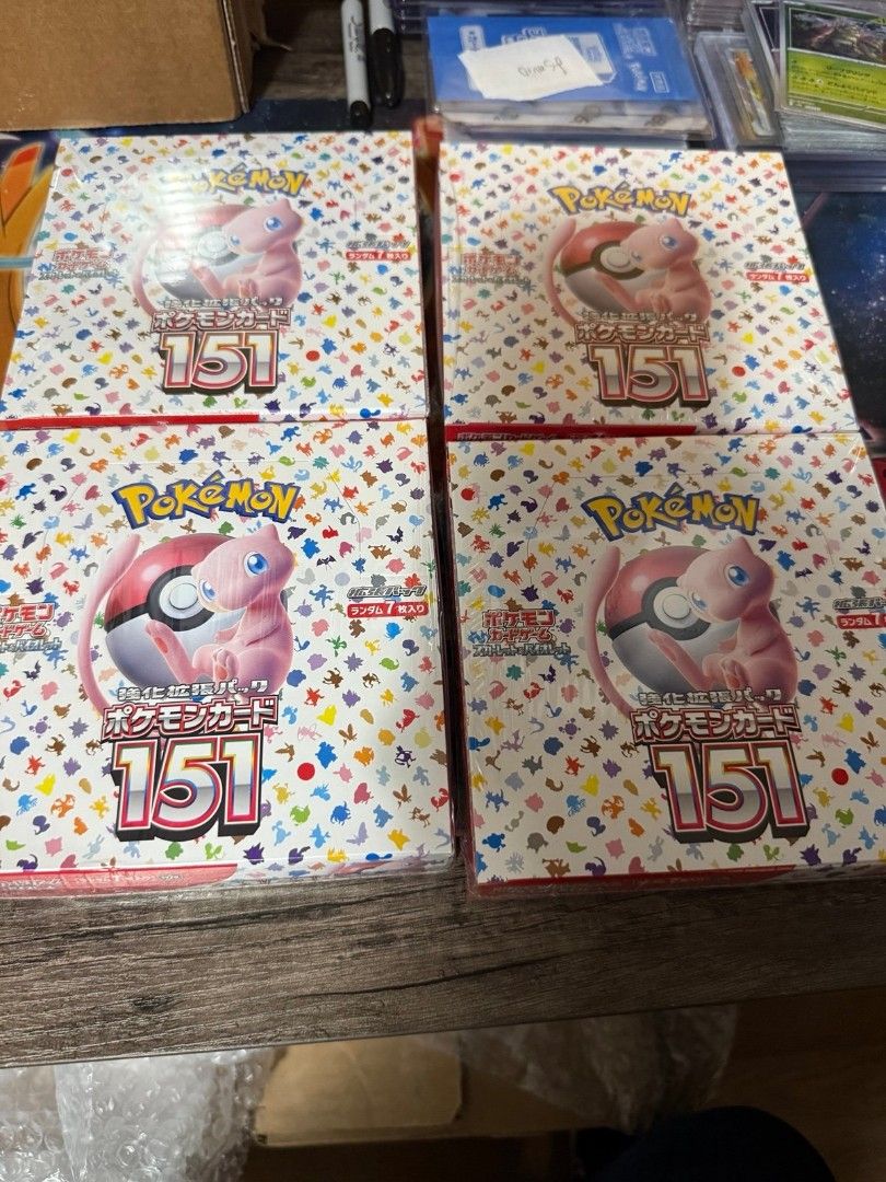 Pokemon Booster box 151 japanese, Hobbies & Toys, Toys & Games on Carousell