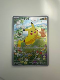 Pikachu Pokemon Card #25 Korean Scarlet & Violet, Hobbies & Toys, Toys ...