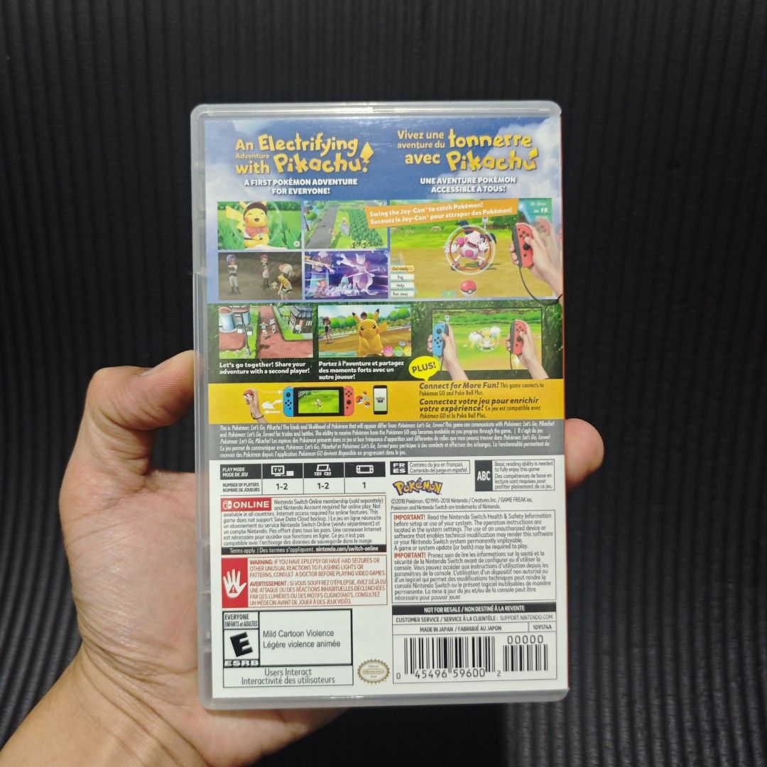 Pokemon Lets Go Pikachu USA not Mde (good for collection), Video Gaming ...