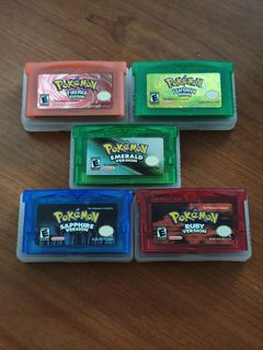 Gameboy Advance Pokemon Ruby Version, Video Gaming, Video Games ...