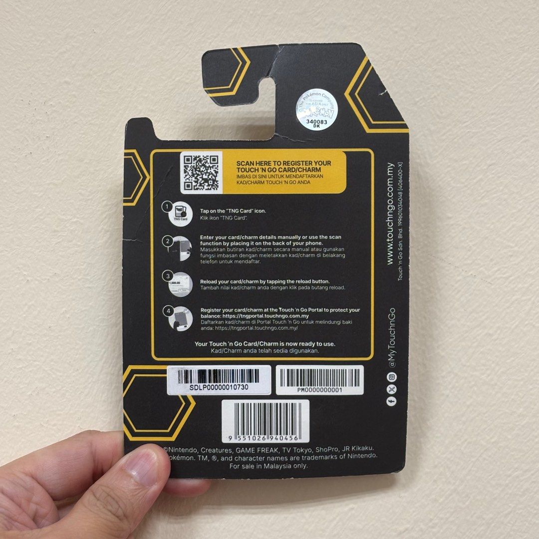 Pokemon Pikachu Touch 'N Go Card, Hobbies & Toys, Travel, Travel ...