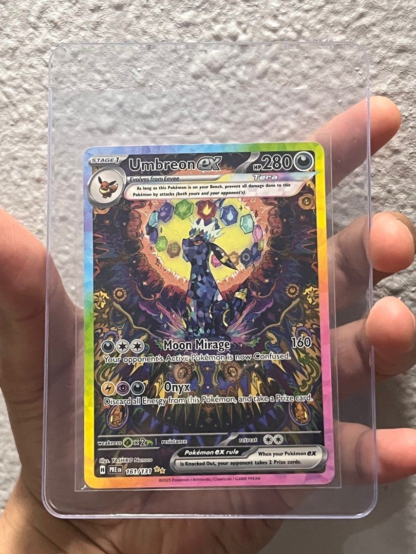 Pokemon Prismatic Evolutions Umbreon Ex SIR Special Illustration Rare ...