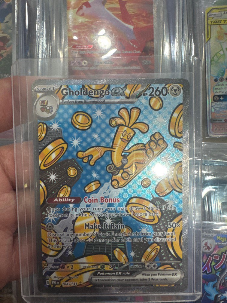 Pokemon prismatic gholdengo sir, Hobbies & Toys, Toys & Games on Carousell