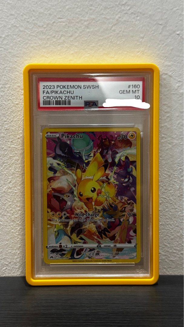 Pokemon SWSH Crown Zenith Pikachu #160 PSA 10, Hobbies & Toys, Toys ...