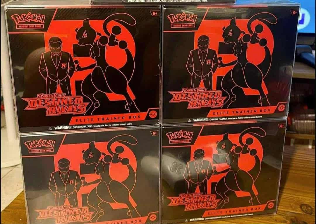 Pokemon tcg prismatic evolutions destined rivals paldean fates great ...