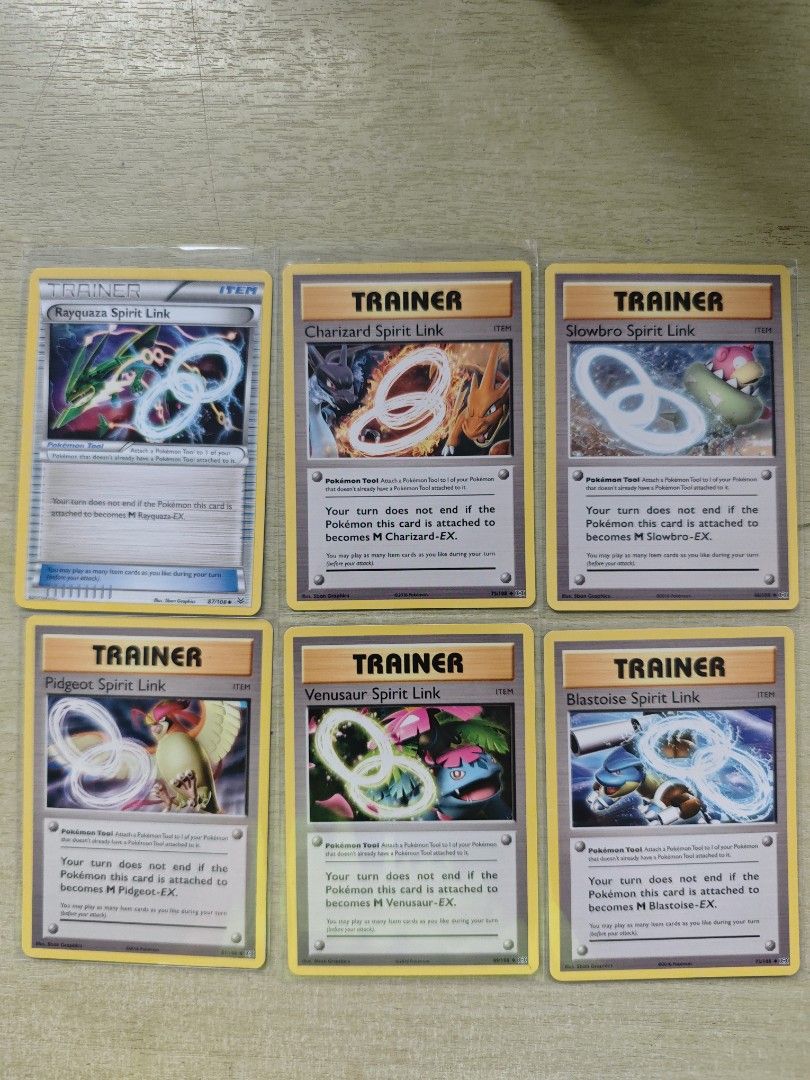 Pokemon Trainer Spirit Link Cards, Hobbies & Toys, Toys & Games on ...
