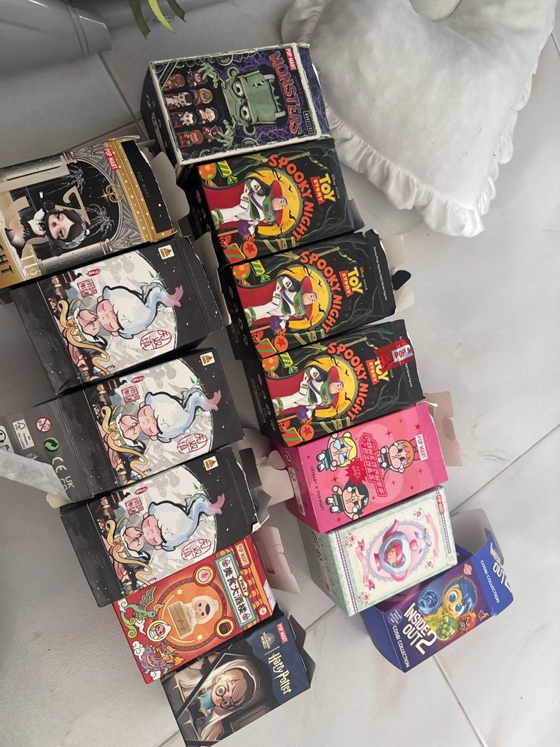 POP MART Blind Box Figures - Various Series labubu, powerpuffgirl ...