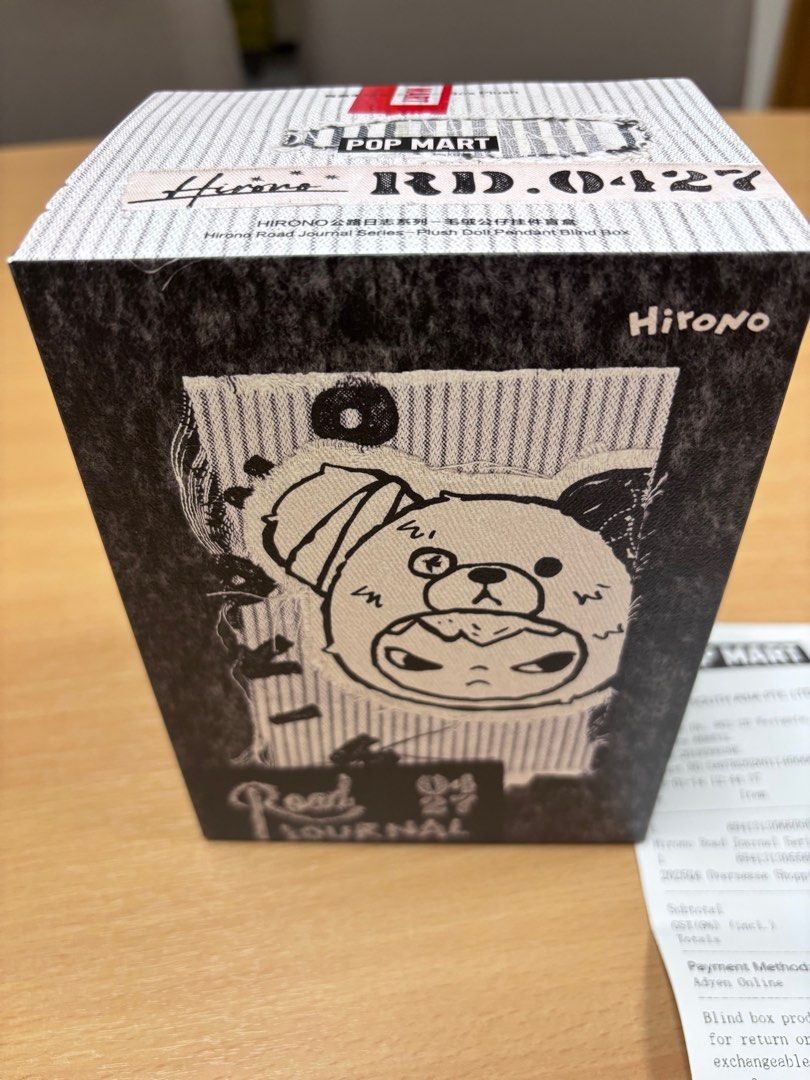 Pop Mart Hirono Road Journal Series Plush Doll, Hobbies & Toys, Toys ...