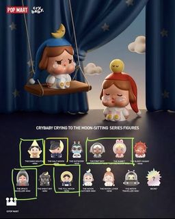 Popmart - Crying to the Moon(The Full Moon), Hobbies & Toys, Toys ...