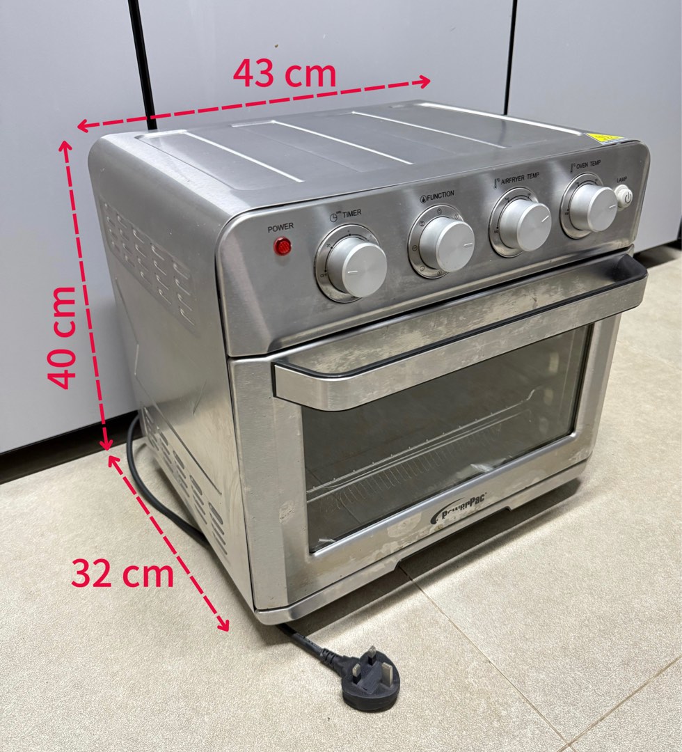 PowerPac 2-in-1 Air Fryer Oven, TV & Home Appliances, Kitchen ...
