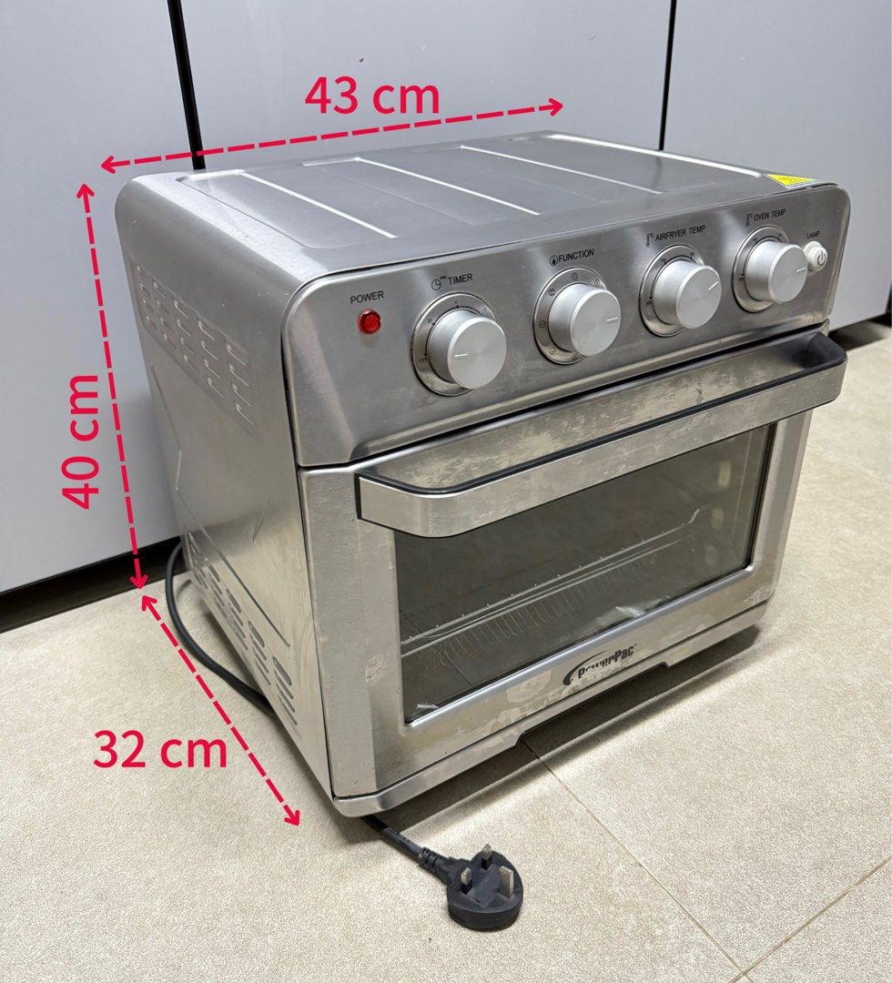 PowerPac 2-in-1 Air Fryer Oven, TV & Home Appliances, Kitchen ...