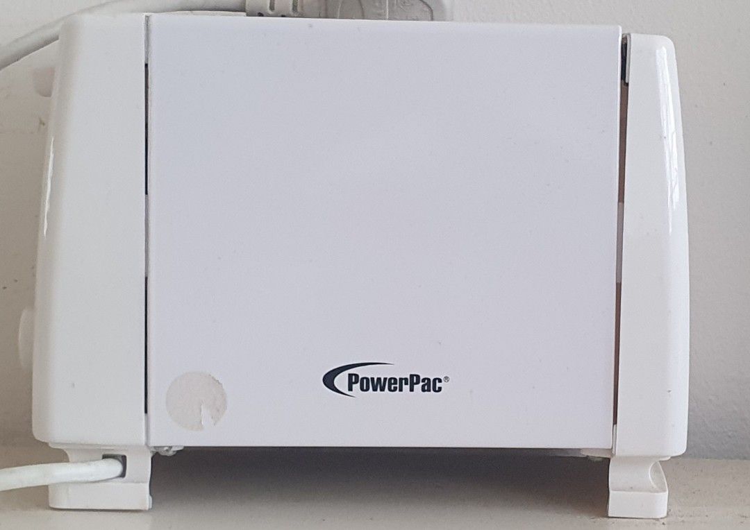 PowerPac Bread Toaster - White Model PPT02, TV & Home Appliances ...