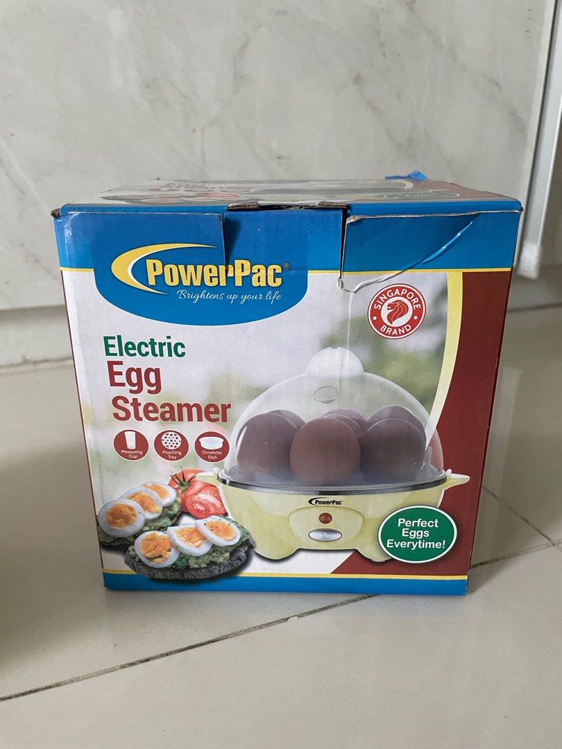 PowerPac Electric Egg Steamer PPE701, TV & Home Appliances, Kitchen ...