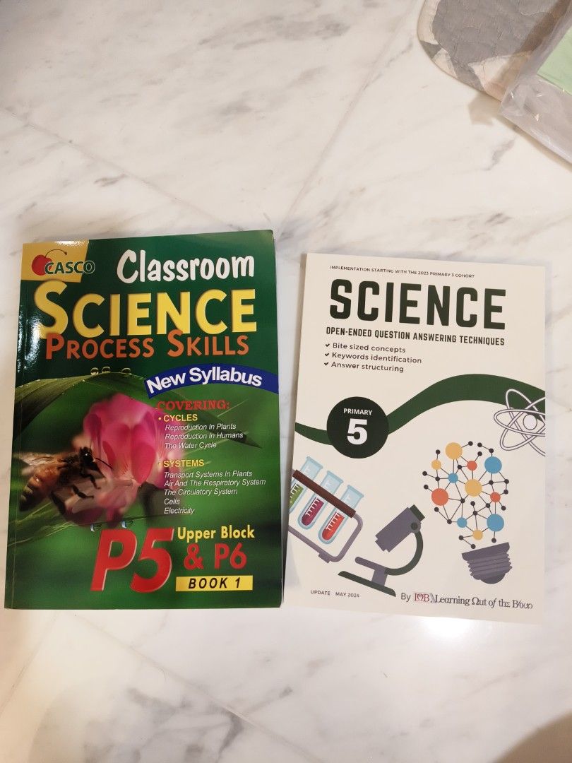 Primary 5 PSLE Science assessment book answering techniques, Hobbies ...