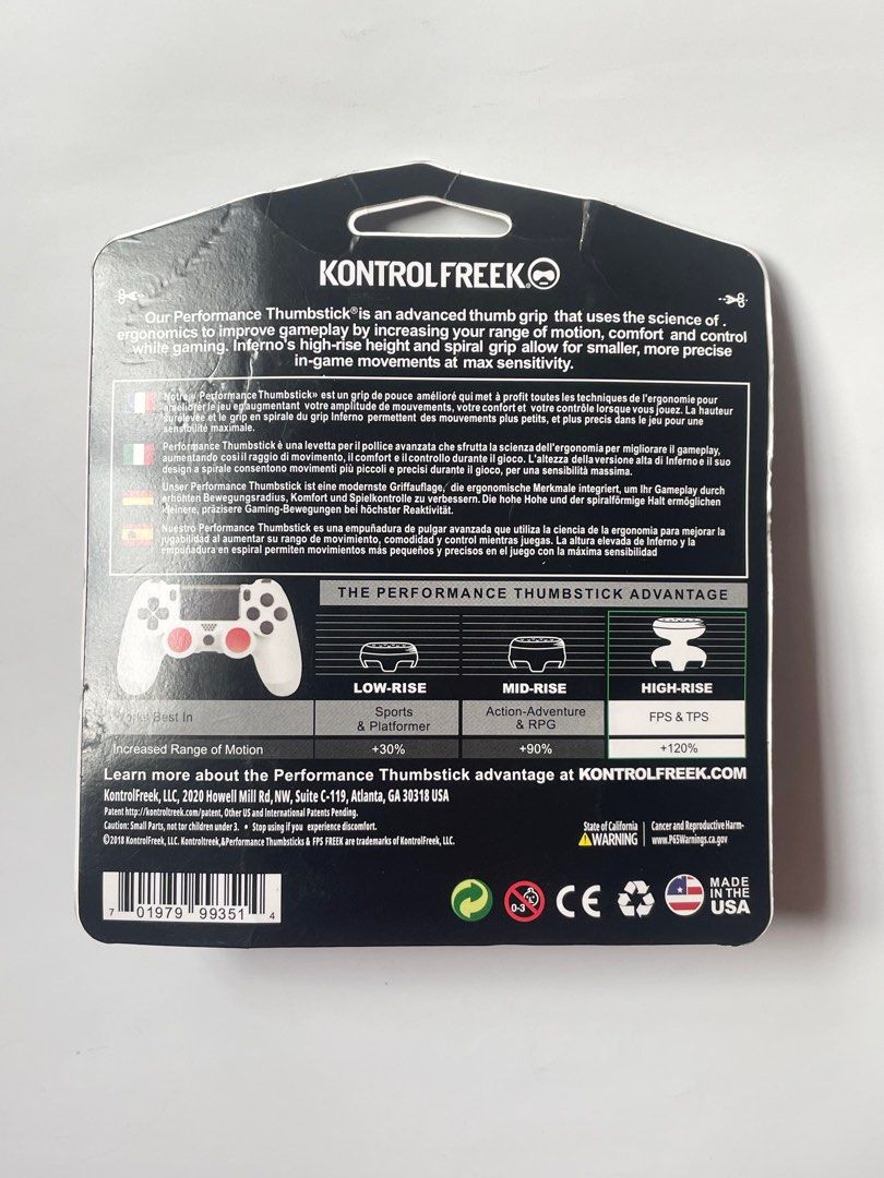 PS5 | PS4 Kontrol Freek (INFERNO), Video Gaming, Gaming Accessories ...
