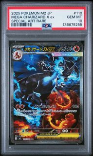PSA 10 Mega Charizard X ex Special Art Rare #110, Hobbies & Toys, Toys ...