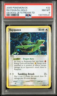 PSA 7 Pokemon EN Rayquaza - Delta Species 13/113, Hobbies & Toys, Toys ...