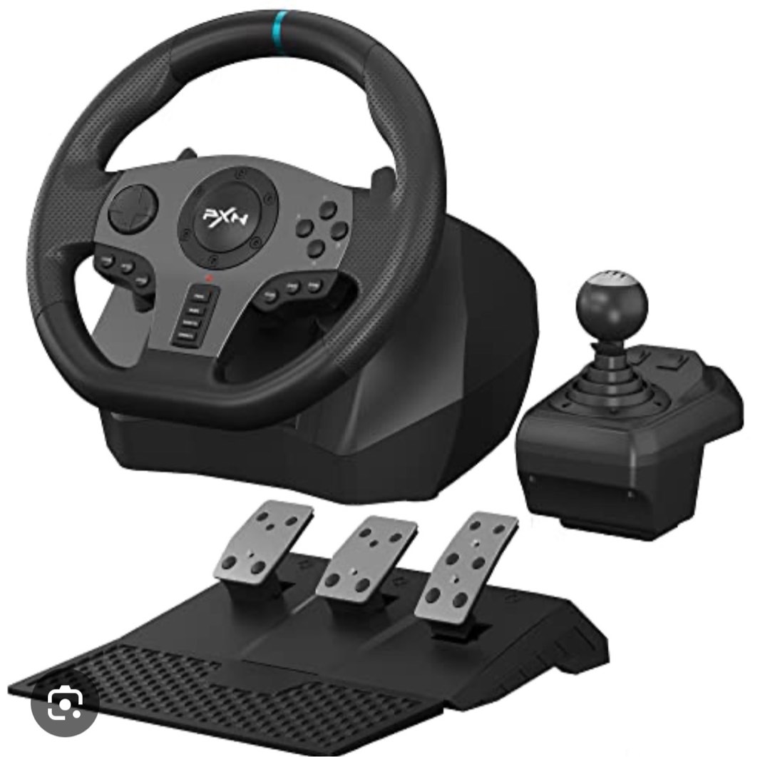 PXN V9 Gaming Racing Wheel - PS5/PS4/Switch/Xbox/PC, Video Gaming ...