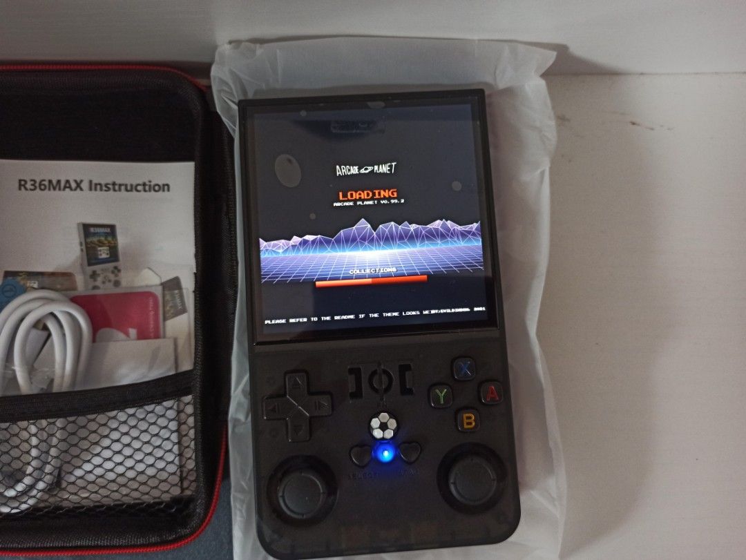 R36MAX Open Source Handheld Console - 64GB, Video Gaming, Video Game ...