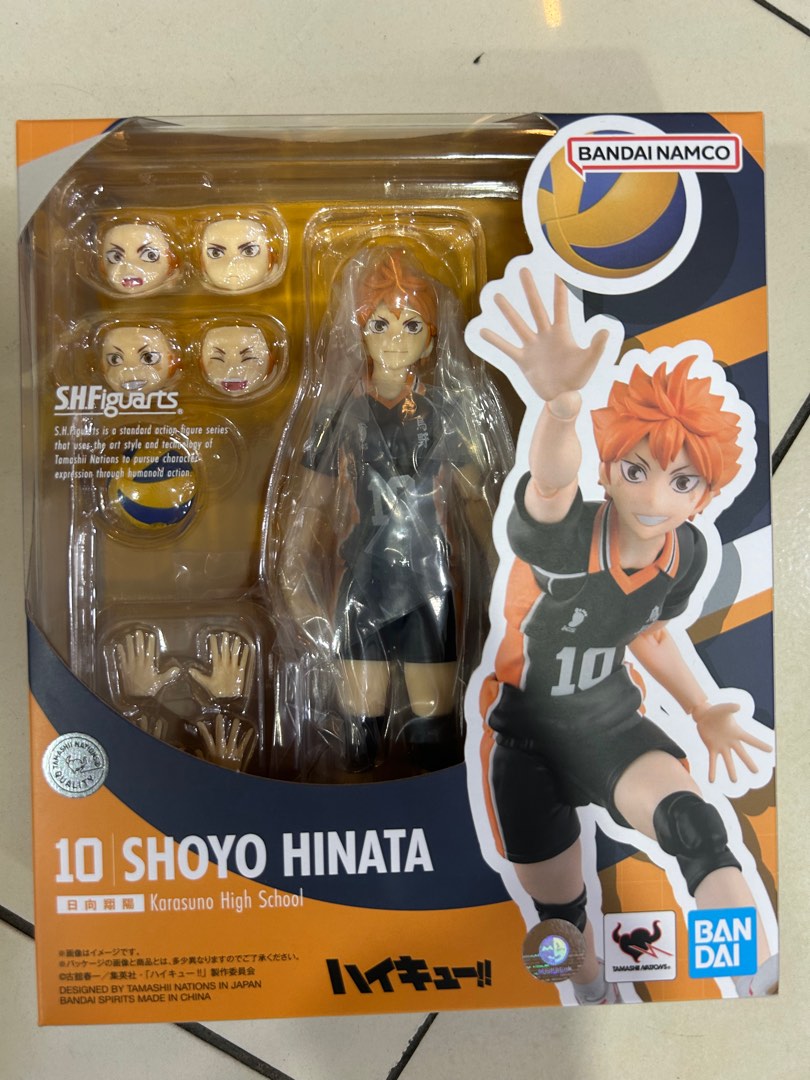 [Ready] Bandai SHF s.figuarts Haikyu No.10 Shoyo Hinata Karasuno High ...