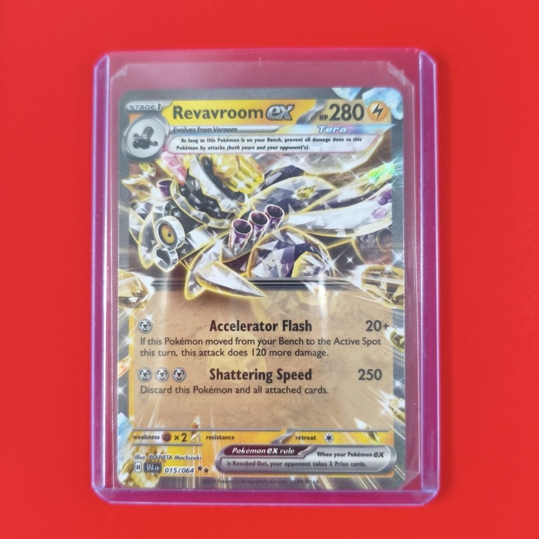 Revavroom EX 15 Tera Pokemon TCG Card Double Rare Holo, Hobbies & Toys ...