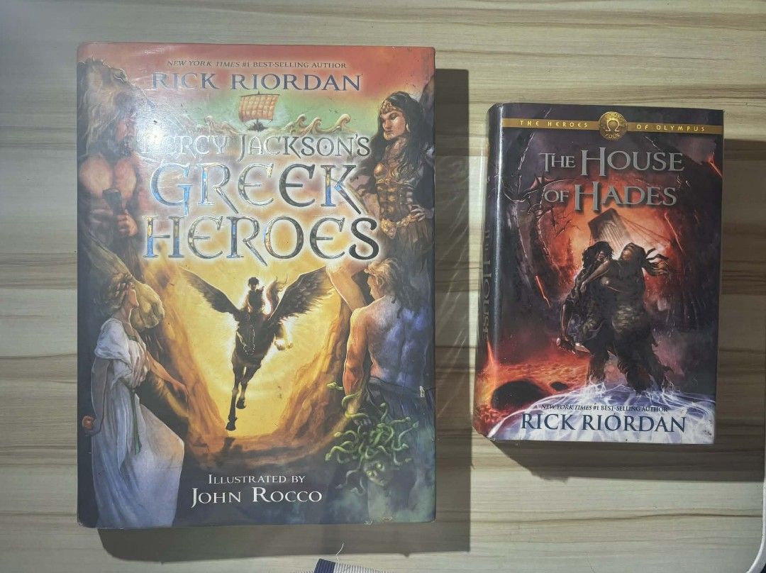 Rick Riordan Percy Jackson's Greek Heroes & The House of Hades, Hobbies ...