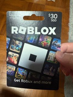 Roblox Gift Card - $75 SGD, Video Gaming, Gaming Accessories, Game Gift ...
