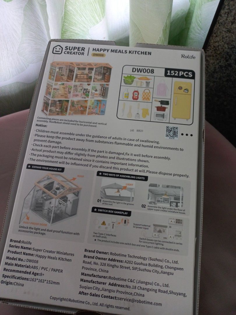 Rolife Super Creator Happy Meals Kitchen DIY Kit, Hobbies & Toys, Toys ...