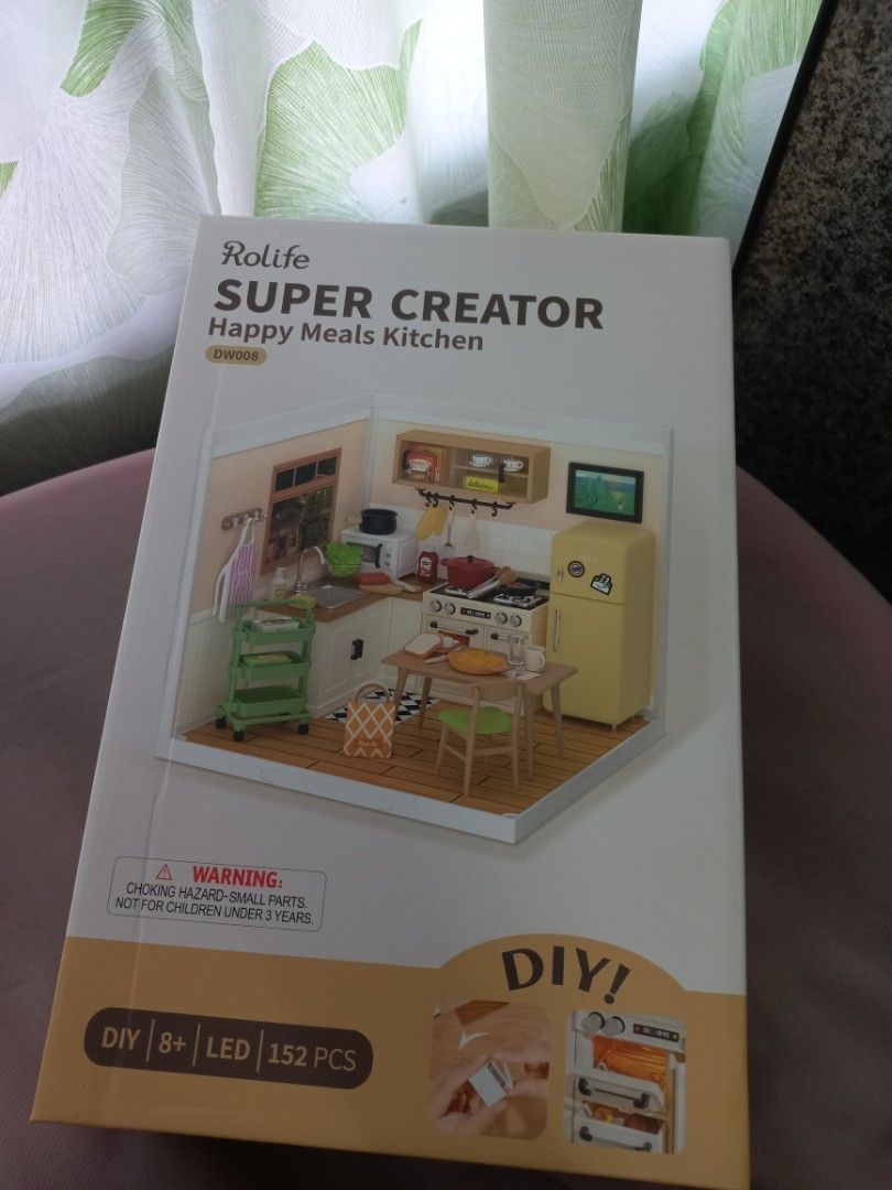 Rolife Super Creator Happy Meals Kitchen DIY Kit, Hobbies & Toys, Toys ...