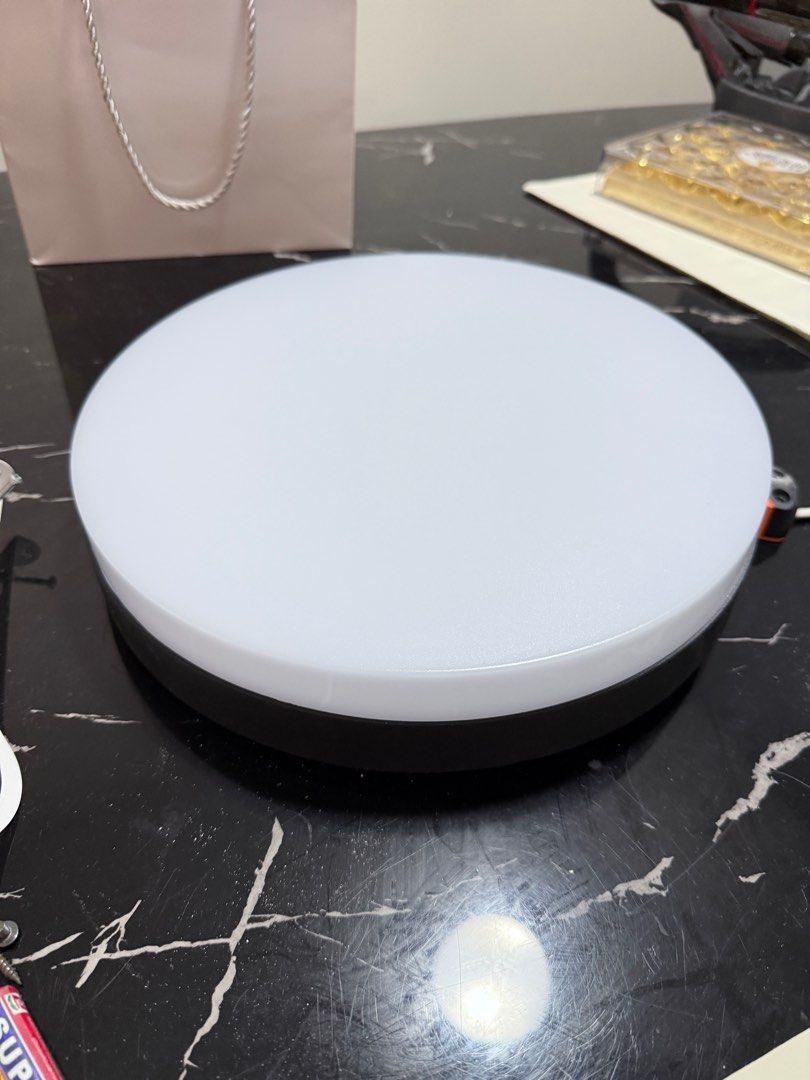 Round LED Ceiling Light, Furniture & Home Living, Lighting & Fans ...