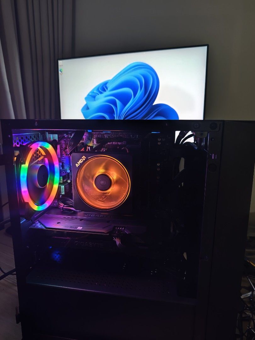 Ryzen 5 3600x gtx1660 desktop pc computer amd cpu Nvidia Windows 11 ...