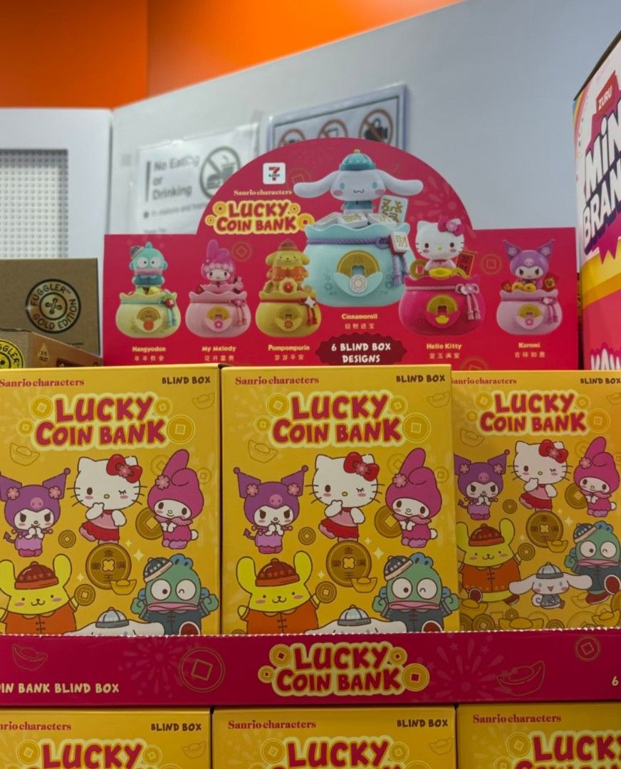 Cinnamoroll Sanrio Lucky Coin Bank Blind Box, Hobbies & Toys, Toys ...