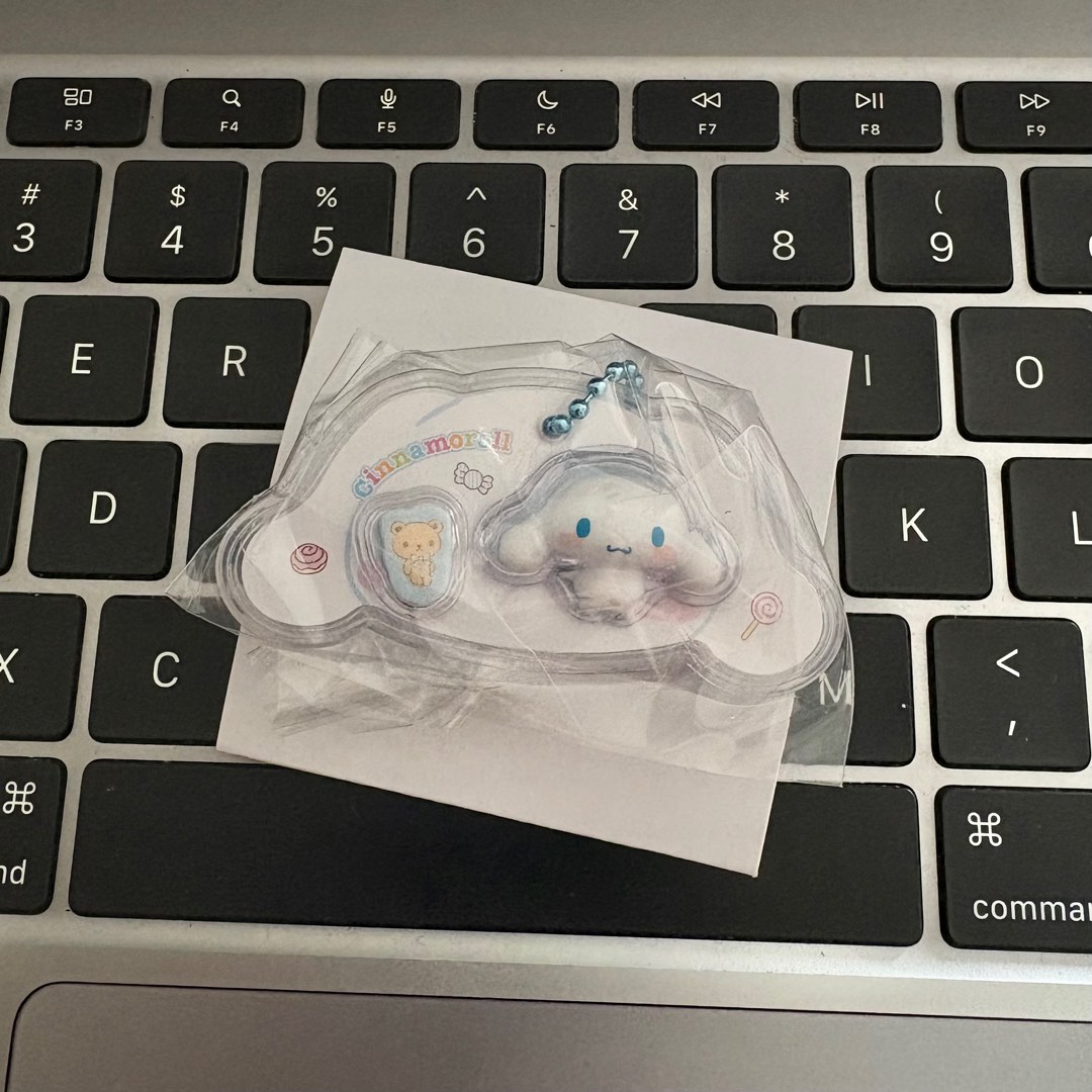 sanrio package charm cinnamoroll keychain, Hobbies & Toys, Toys & Games ...