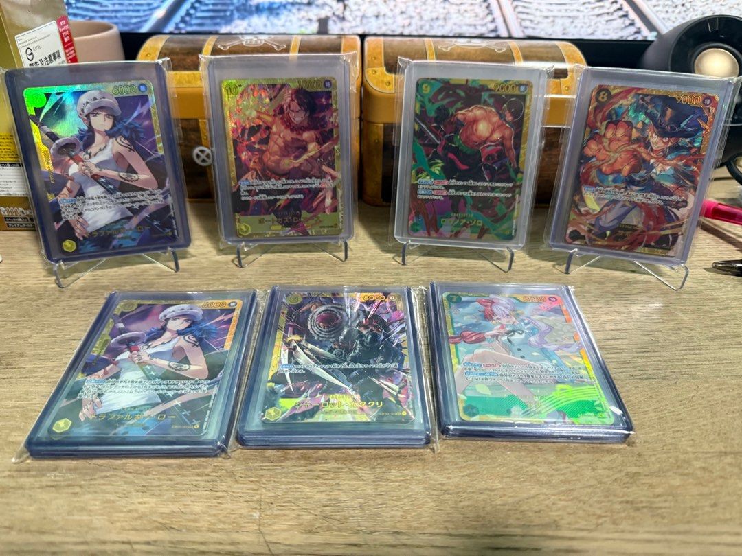 One Piece Trading Card Game - SEC Playset (4 cards), Hobbies & Toys ...