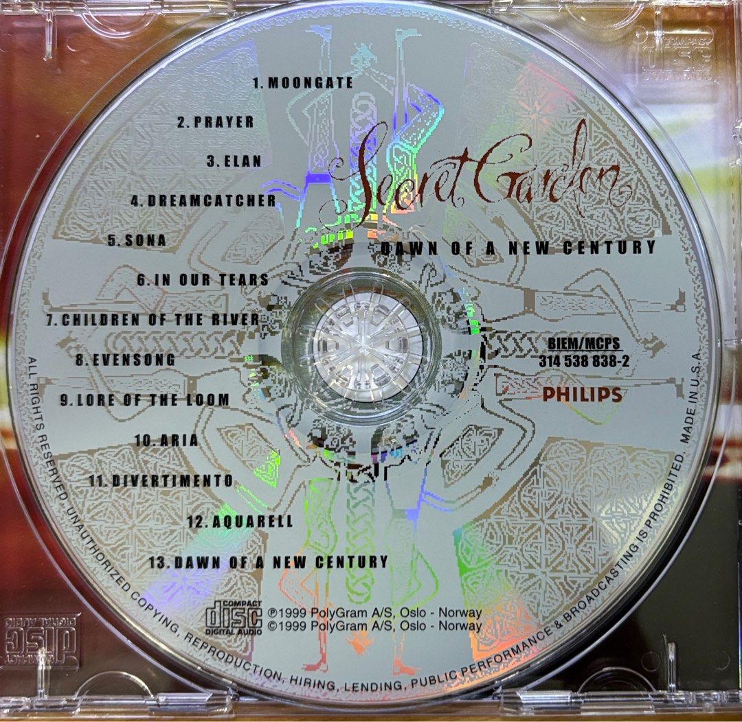 Secret Garden CD (NM-, nice copy. Made in USA), Hobbies & Toys, Music ...