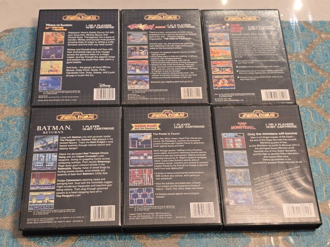 SEGA Megadrive | Asian Version Games, Video Gaming, Video Games, Others ...