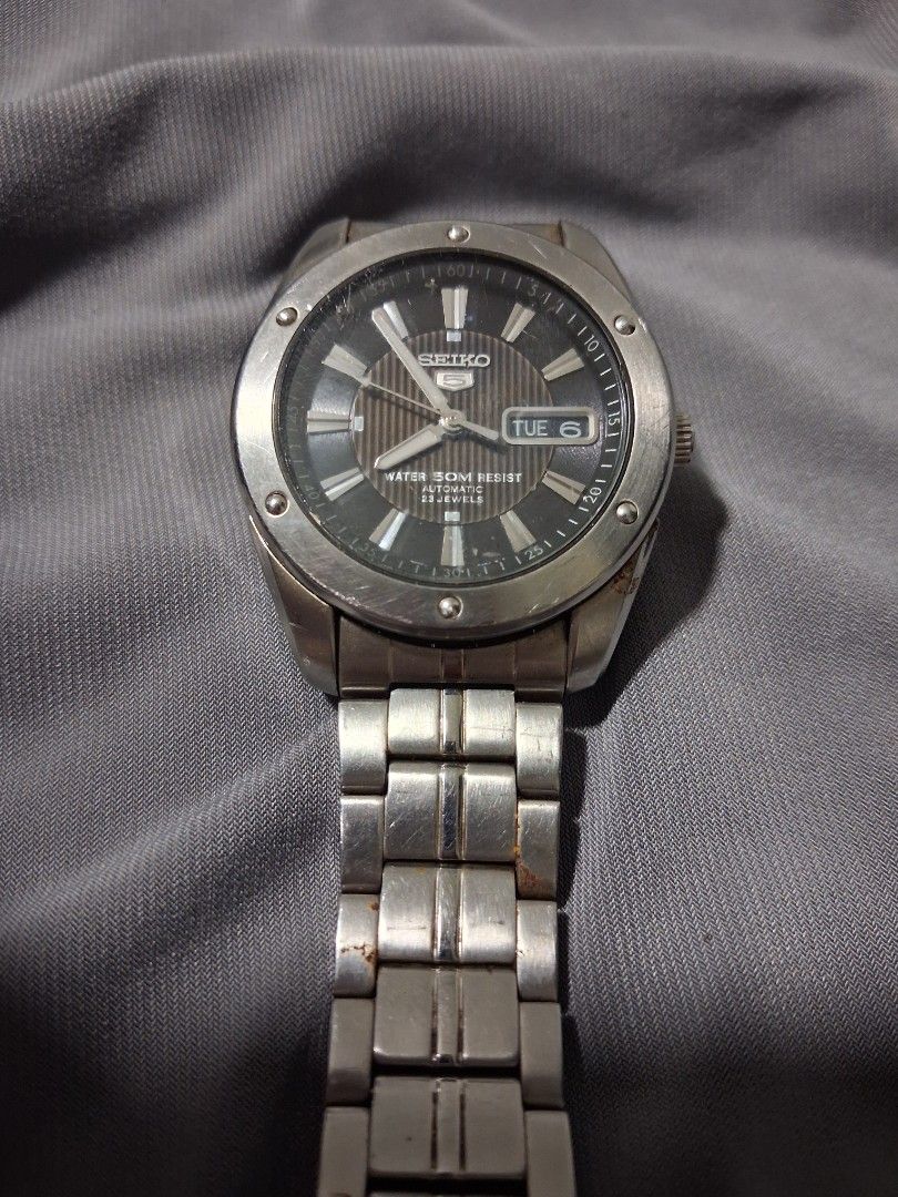 Seiko 5 Automatic Watch - Fossil Automatic - casio Illuminator, Men's ...